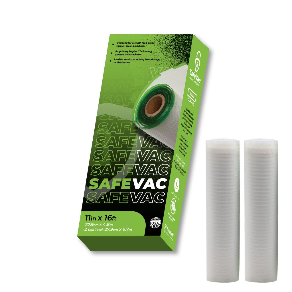 Grove TerpLoc SafeVac 11″ Rolls – 2 Pack Vacuum Pack Roll – Squish Tech ...