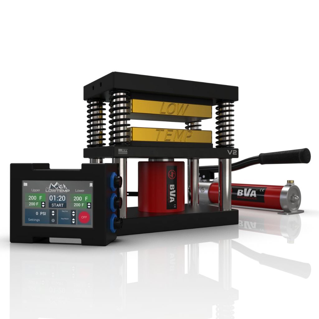 Lowtemp V2 20T Rosin Press (4x7)- Solventless Extraction – Squish Tech ...